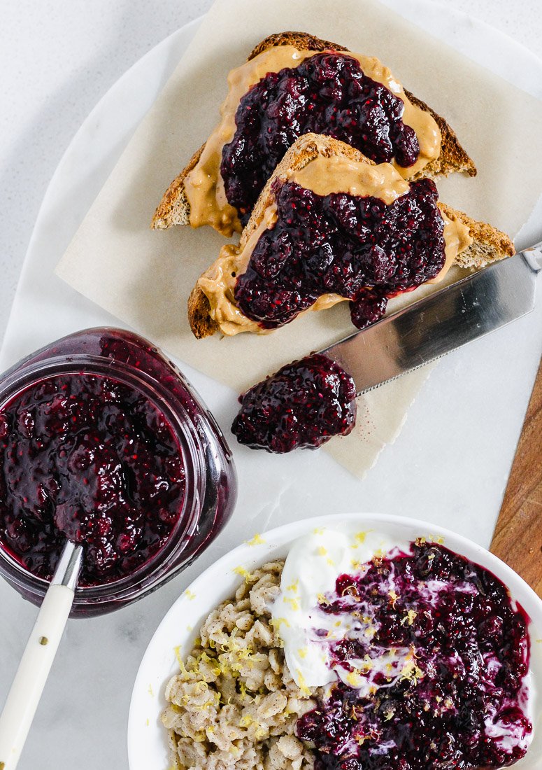 Wild Blueberry Chia Jam Recipe | Wyman's