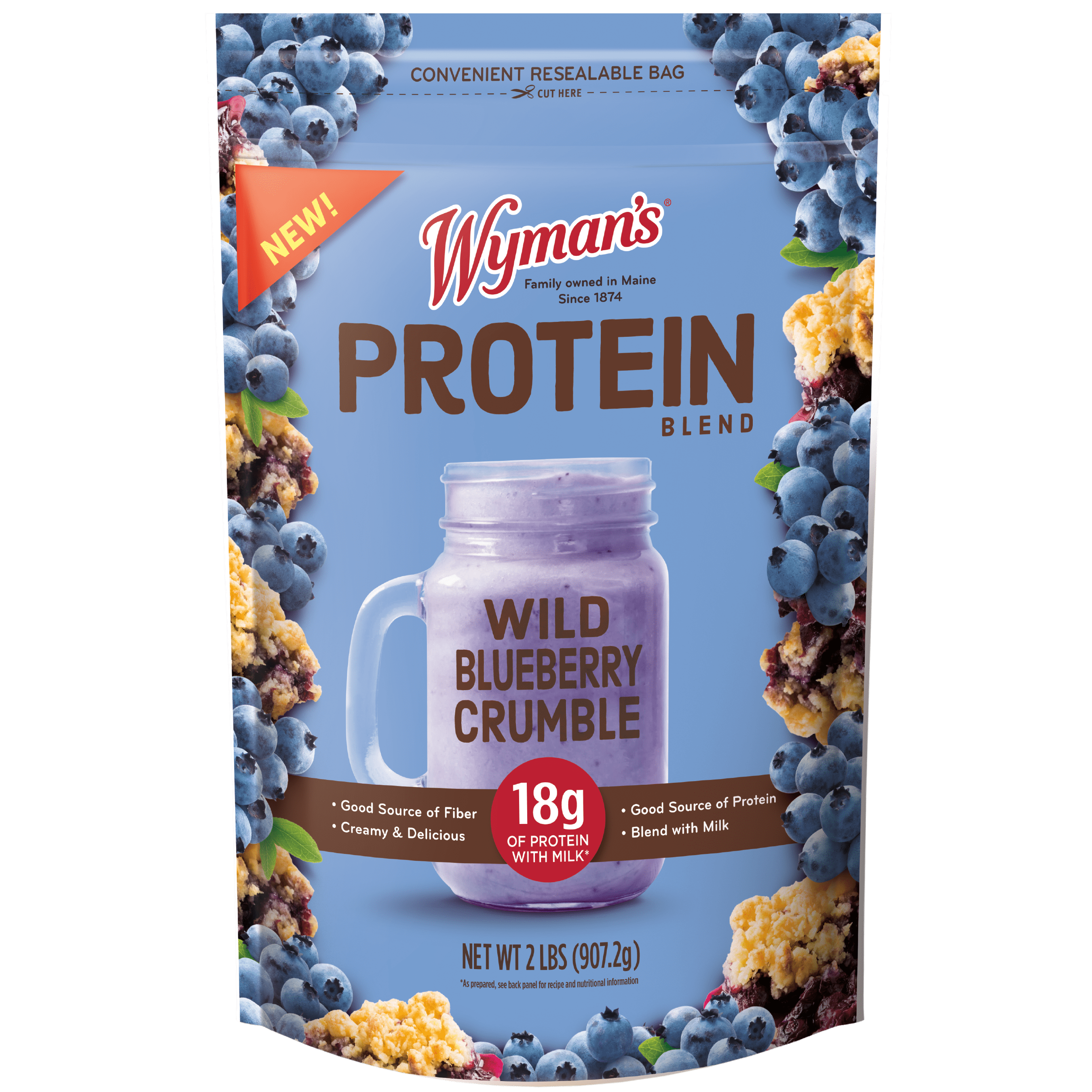 Protein Blend - Wild Blueberry Crumble – Shop Wyman's